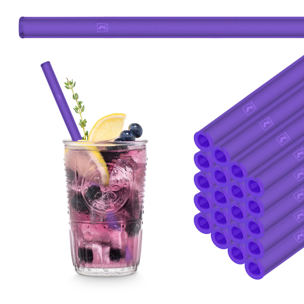 20 cm glass straws for hospitality - Engrave straws here – HALM